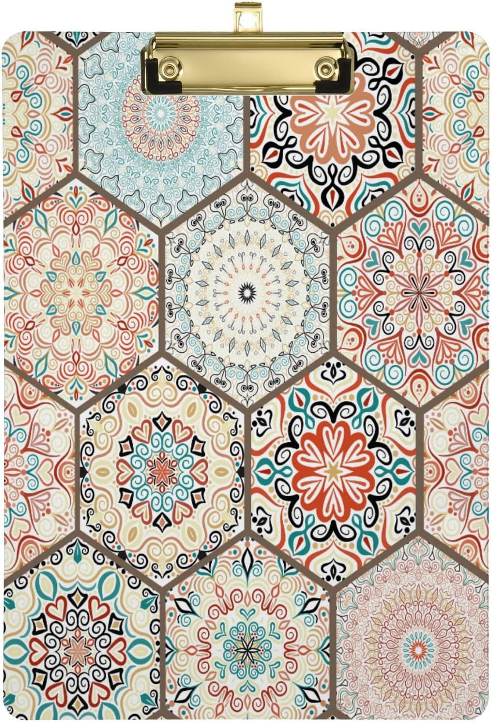 GZHJMY Mandala Ceramic Pattern Clipboard,Standard A4 Letter Size ...