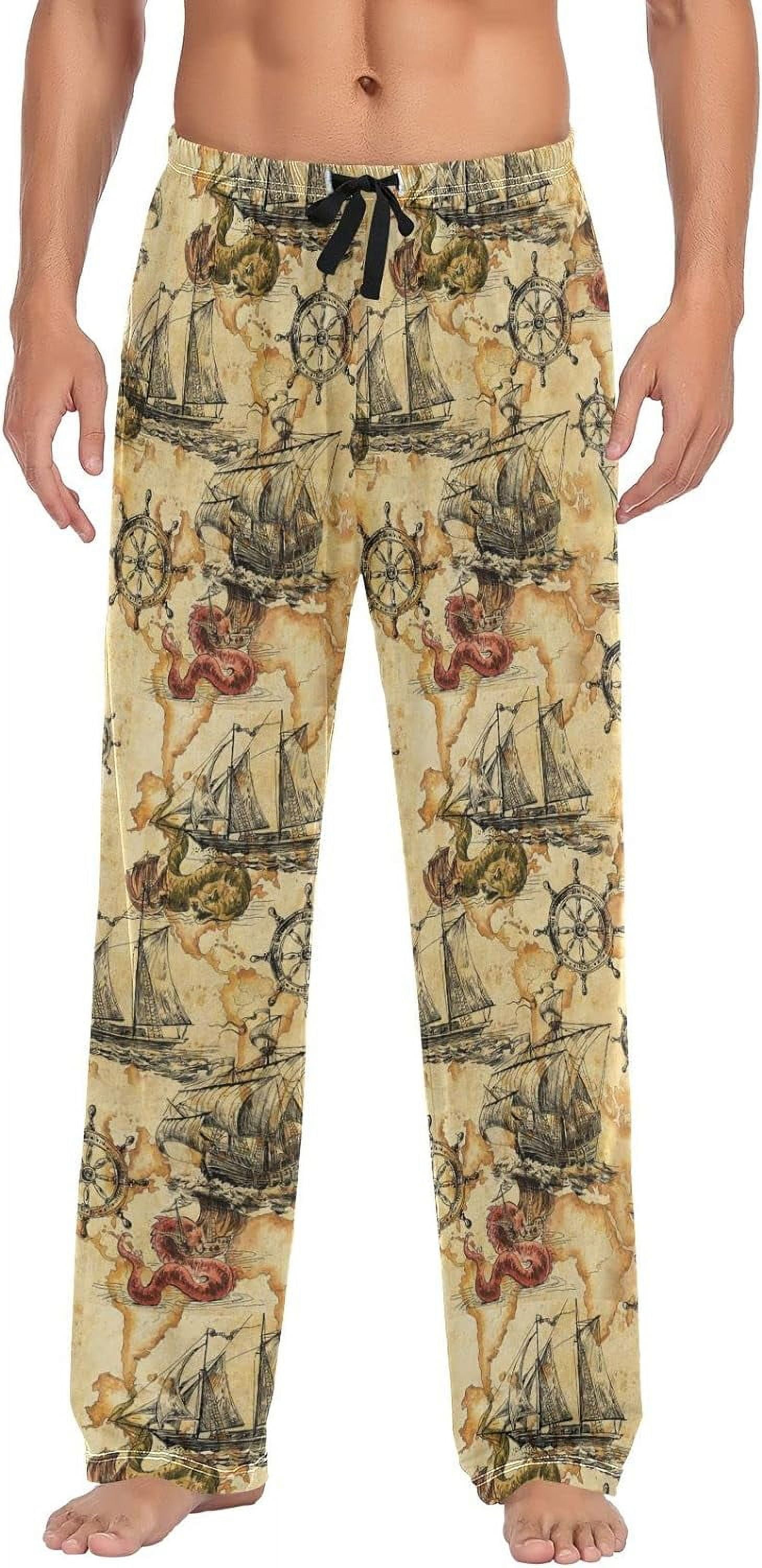 GZHJMY Men's Nautical Rope Knot Sleep Pajama Pant, Soft and Comfortable ...
