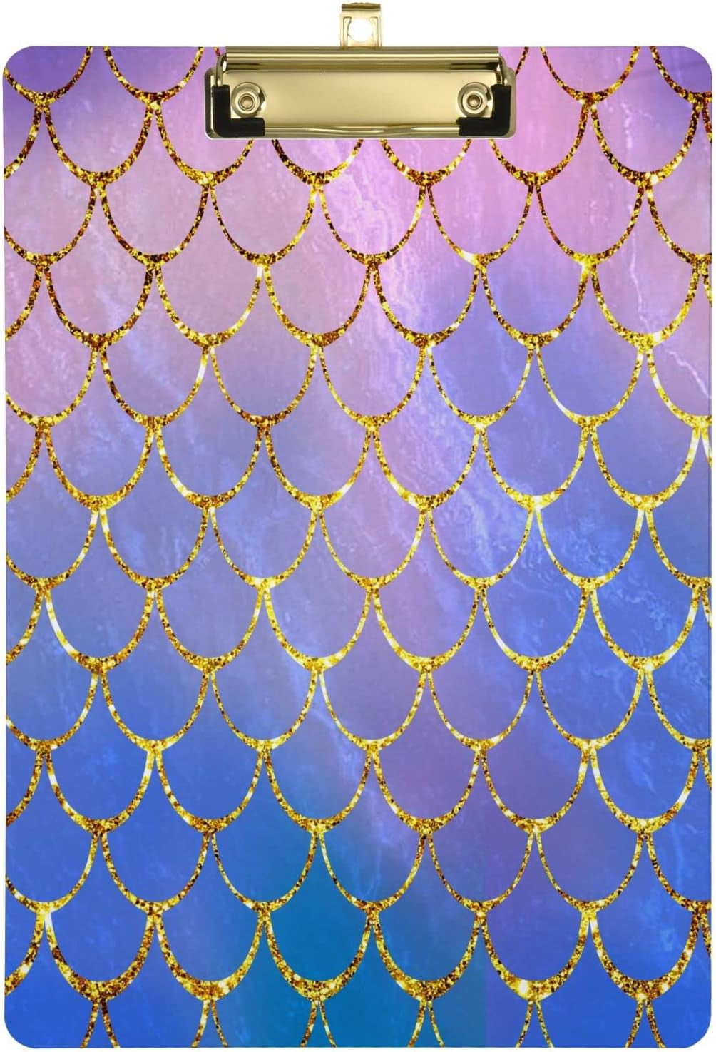 GZHJMY Mermaid Tail Clipboard,Standard A4 Letter Size Hardboard Office ...