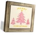 GZHJMY Merry Christmas Wood Sign, Christmas Tree Decor, Wood Plaques ...