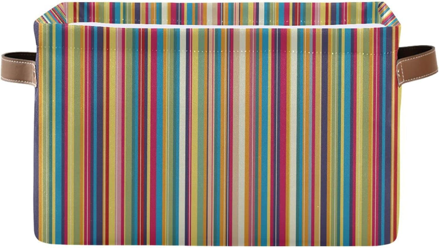 GZHJMY Mexican Serape Blanket Stripes Shelf Storage Baskets, Foldable ...