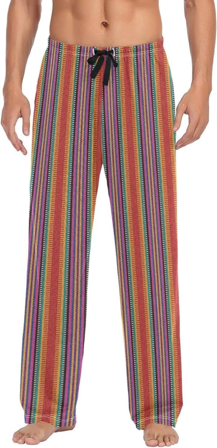 GZHJMY Mexican Serape Pajama Pants for Men, Lounge Pants Lightweight ...