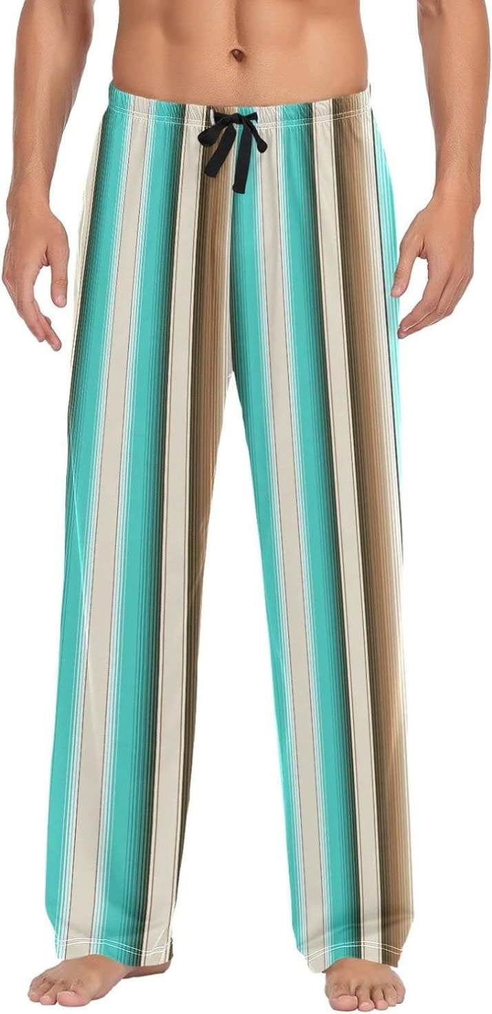 GZHJMY Mexican Serape Pajama Pants for Men, Lounge Pants Lightweight ...