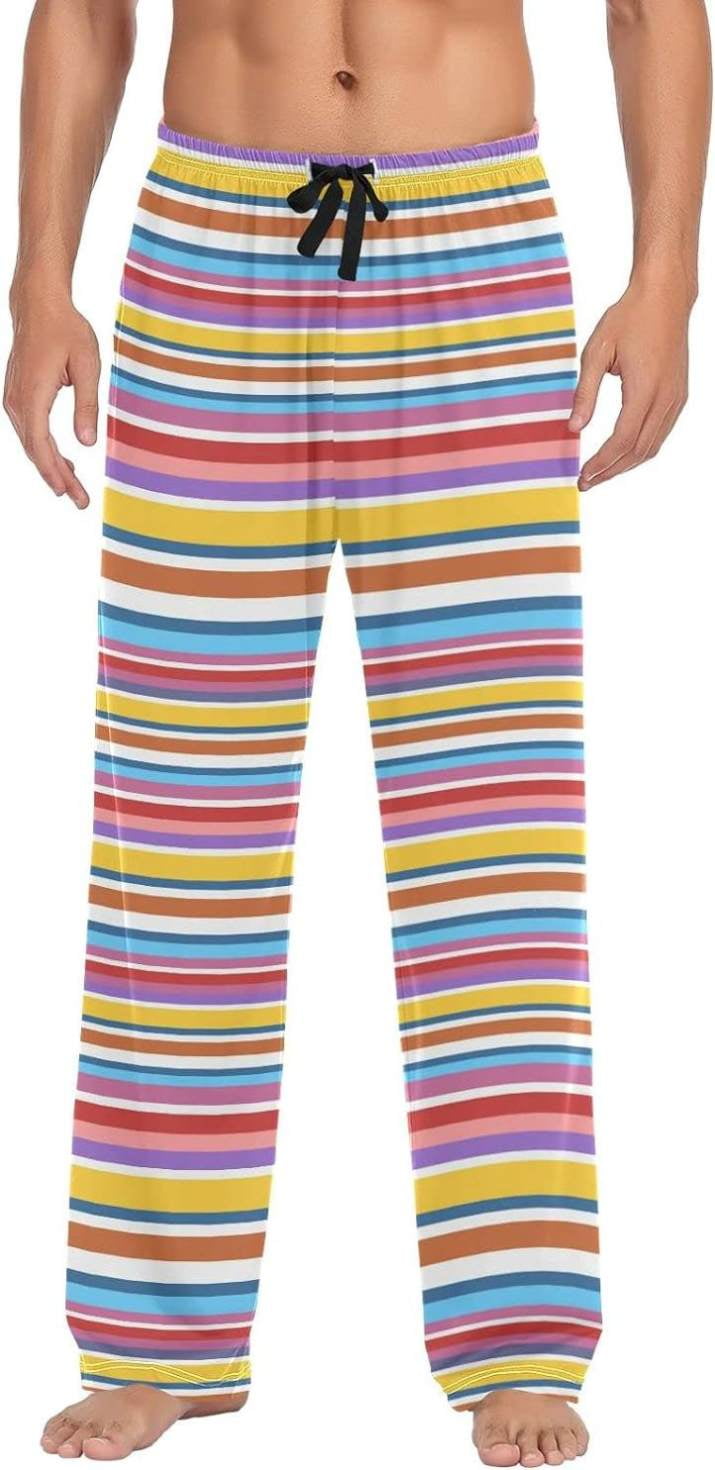 GZHJMY Mexican Serape Pajama Pants for Men, Lounge Pants Lightweight ...