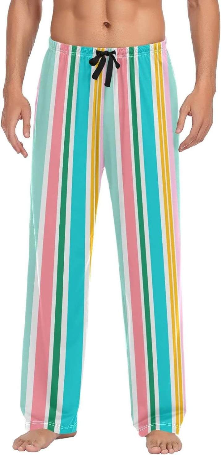 GZHJMY Mexican Serape Pajama Pants for Men, Lounge Pants Lightweight ...