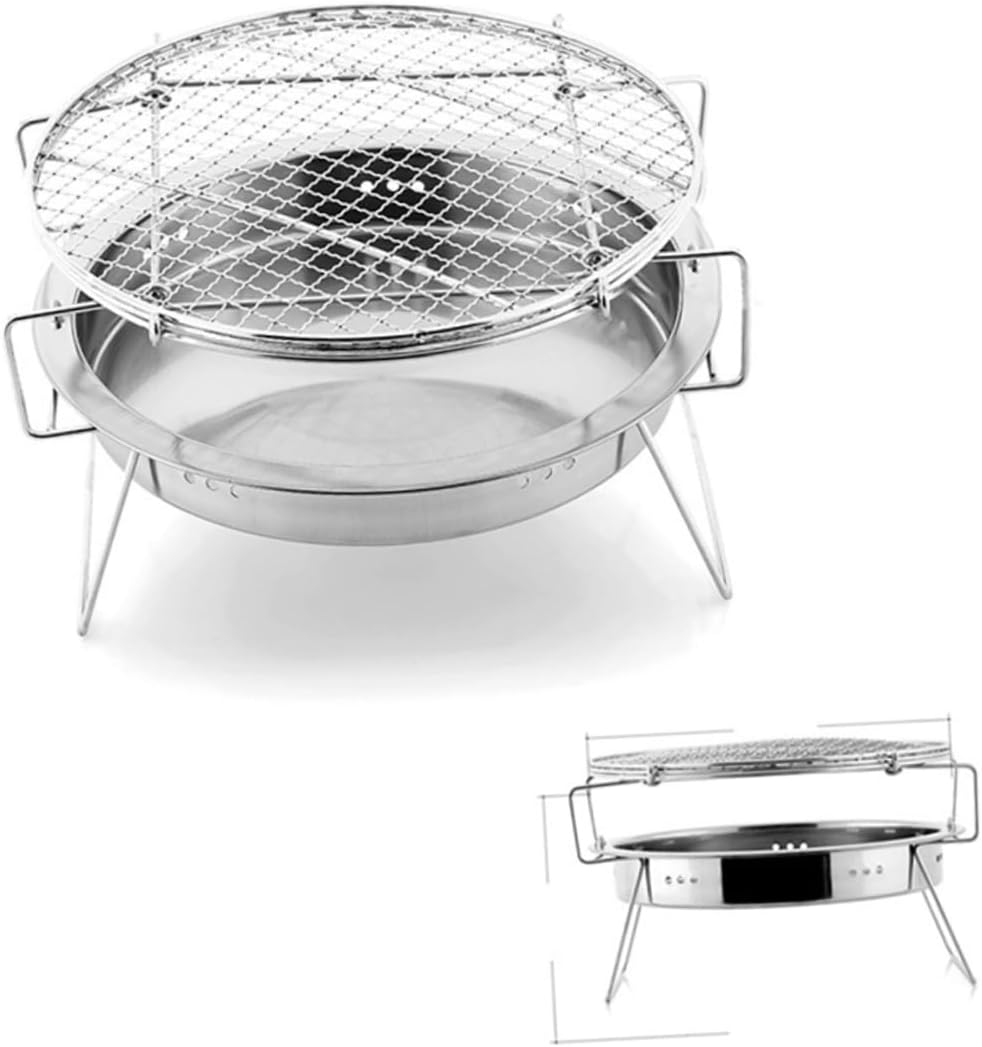 Gzhjmy Mini Bbq Tools Set Folding Barbecue Grill Portable Outdoor Grill Bbq Grill For Easy Coo
