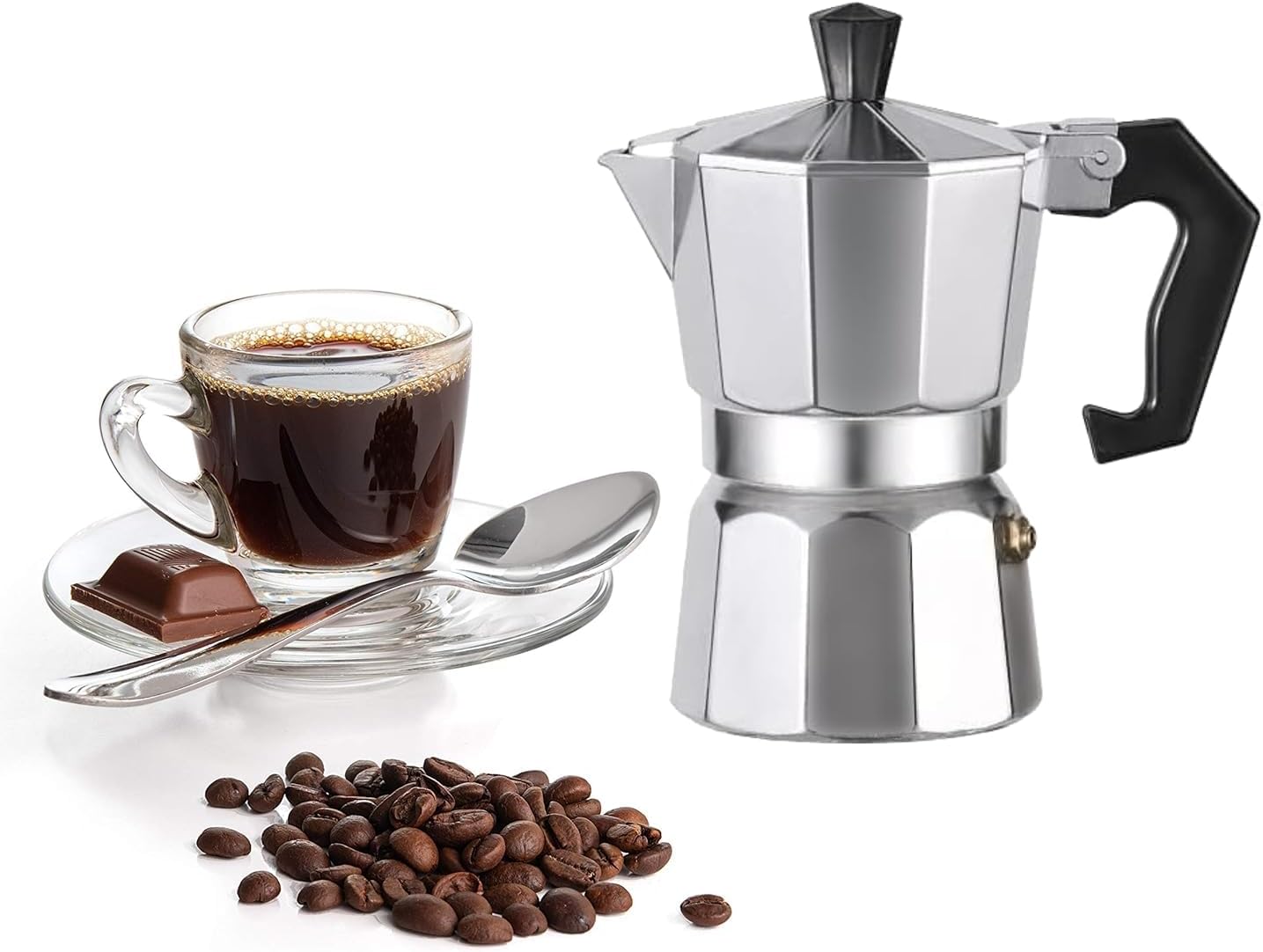 GZHJMY Moka Pot Coffee Pots And Stovetop Espresso Maker,Italian Coffee Maker,Greca Coffee Maker ...