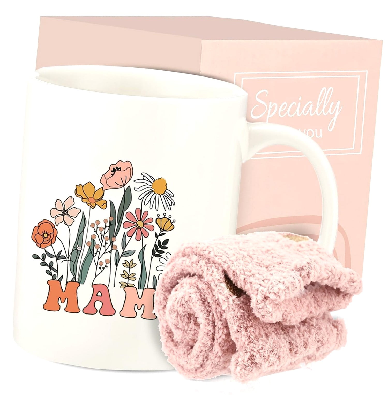 GZHJMY Mother' Set for Mom, Mama Birthday Present with Socks, for ...