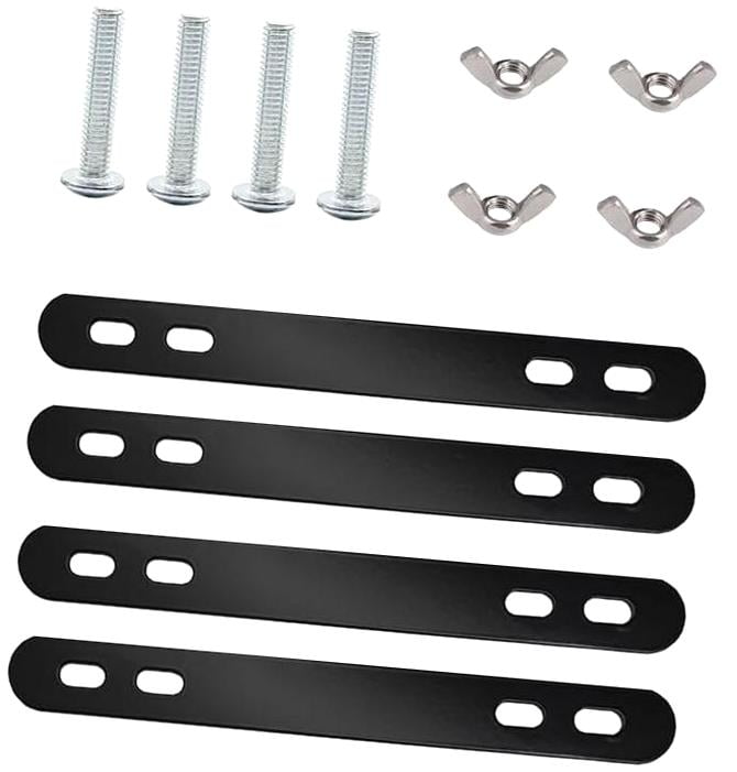 GZHJMY Mounting Brackets Complete with Screws and Nuts for Basket Setup ...