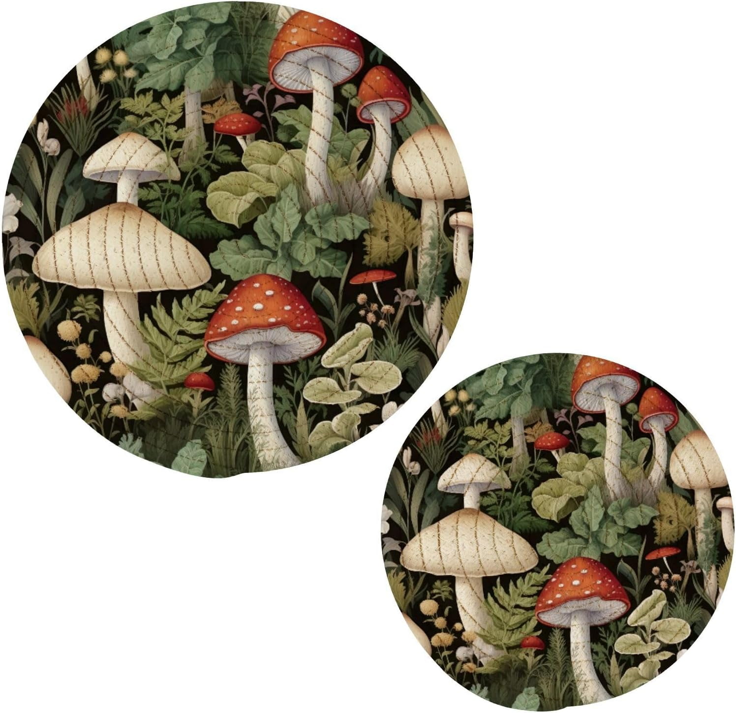 GZHJMY Mushroom Plant Trivets Pot Holders Set of 2 Decoration ...