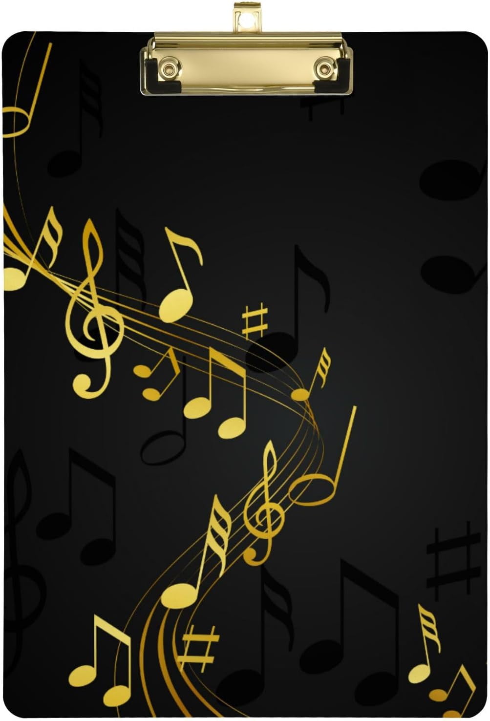 GZHJMY Musical Note Clipboards Acrylic A4 Letter Size Clipboards with ...