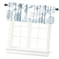 GZHJMY Nautical Coastal Window Curtain Valance, Nautical Beach Starfish ...