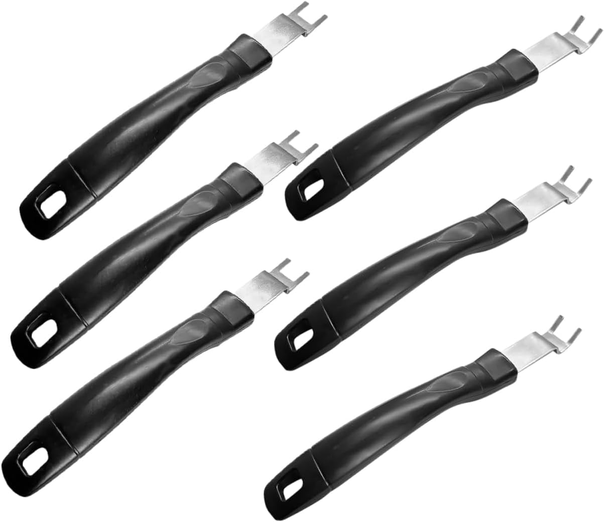 GZHJMY Outdoor Grill Tools Set 6-piece Stainless Steel Grate Lifter ...