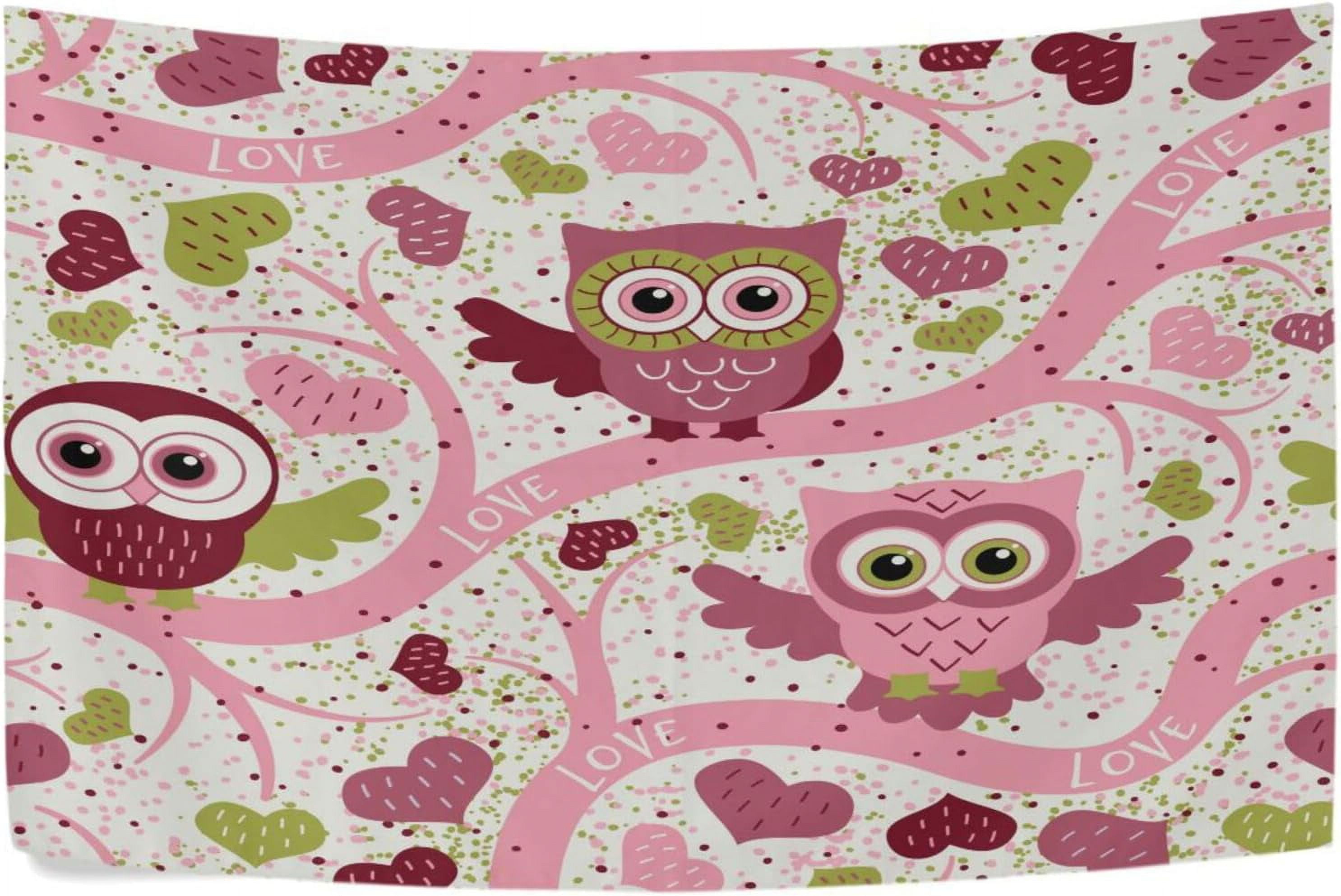 GZHJMY Owl Tapestry Aesthetic Tapestry for Bedroom Colorful Wall ...