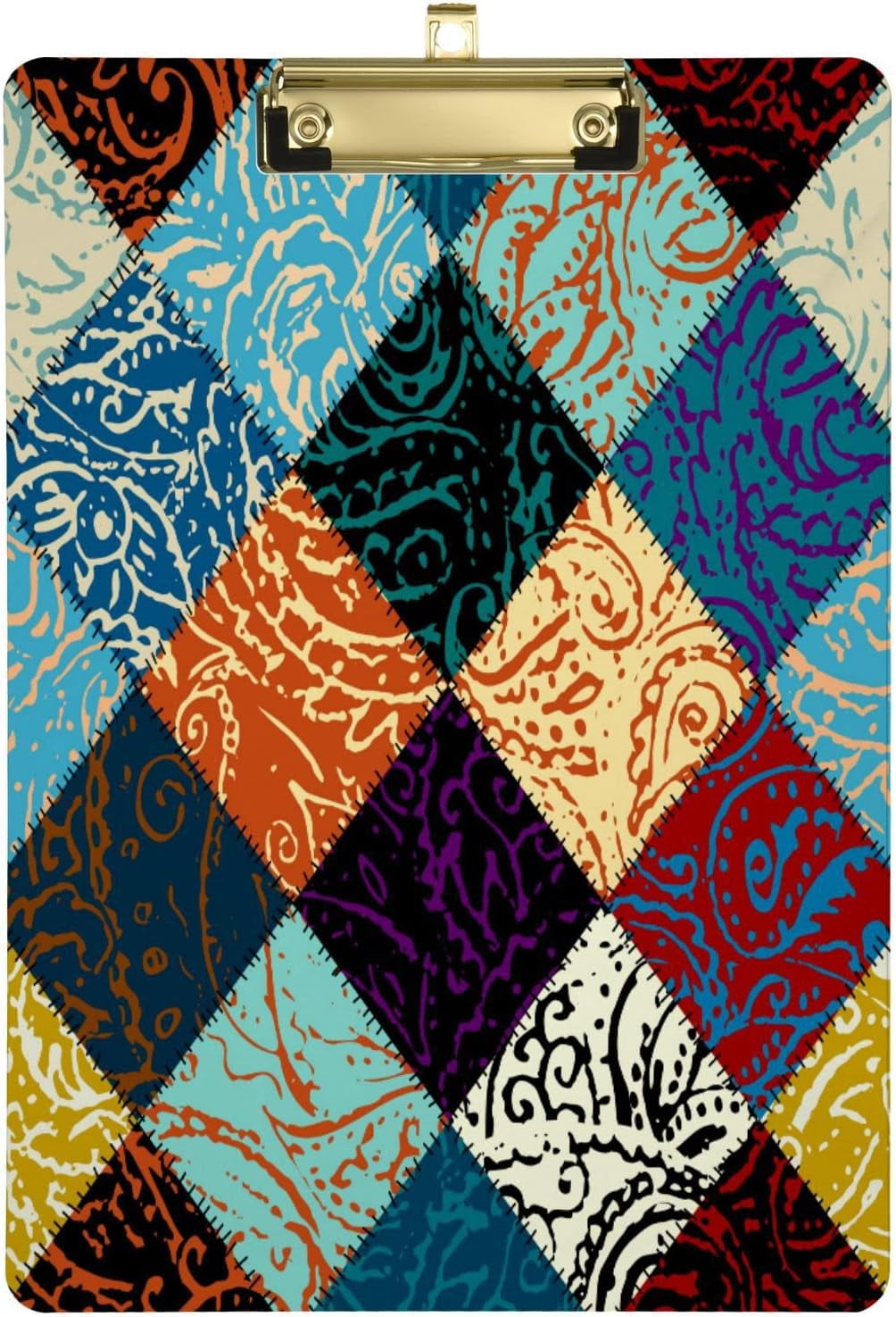 GZHJMY Paisley Design Clipboard,Standard A4 Letter Size Hardboard ...