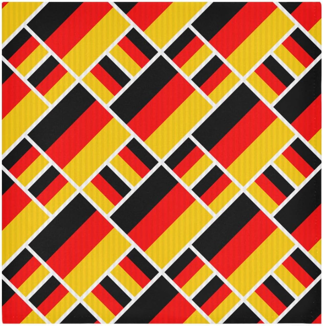 GZHJMY Patriot Cloth Napkin German Flag Dining Table Decor Liberty ...