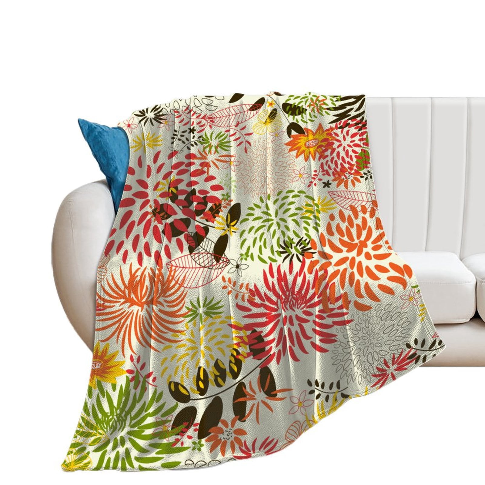 GZHJMY Pattern Nature Pattern Plants Throw Blankets, 30×40 Inch Soft ...