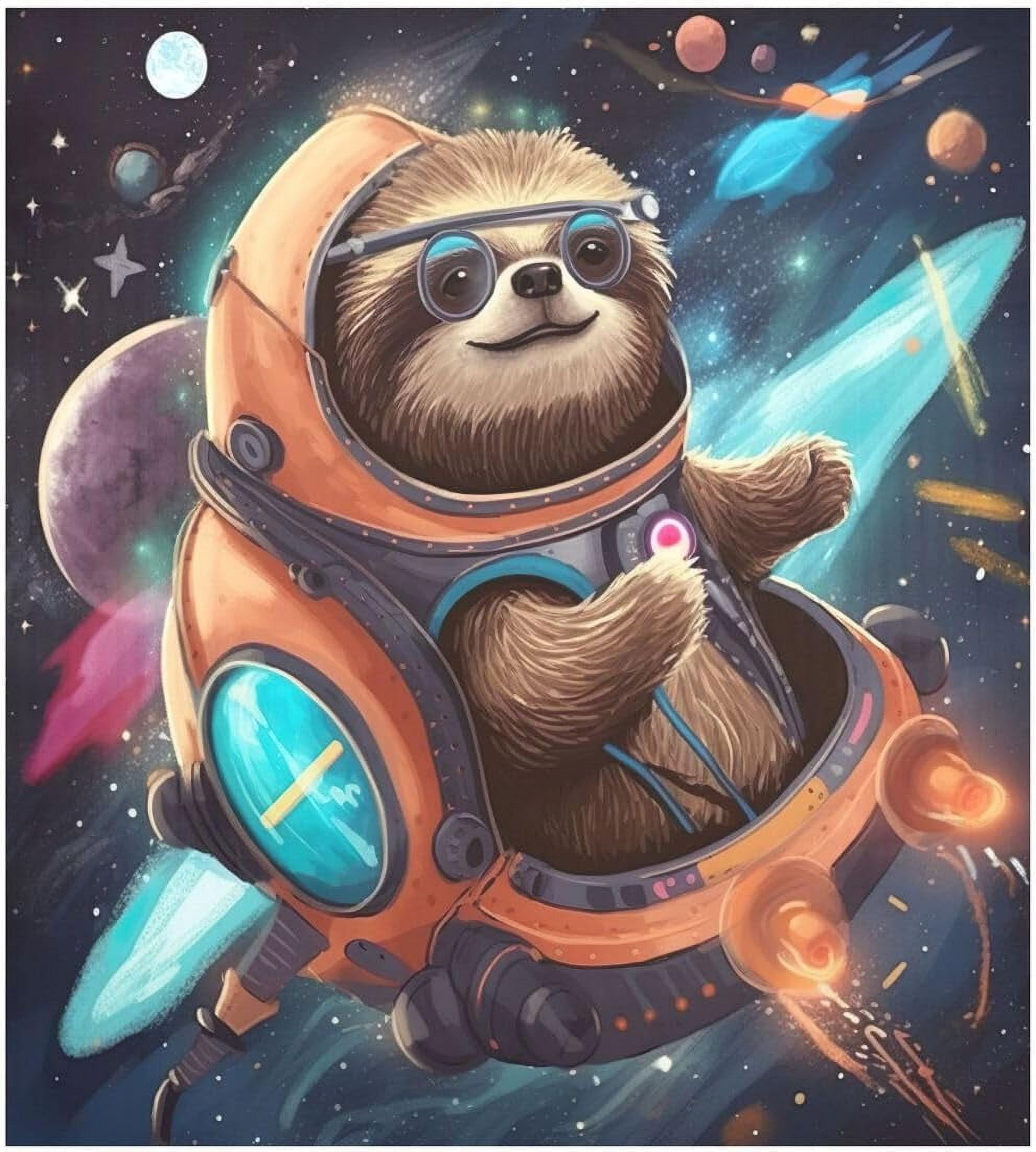 GZHJMY Pilot Sloth Dishwasher Magnet Cover 20x26in,Reuseable ...