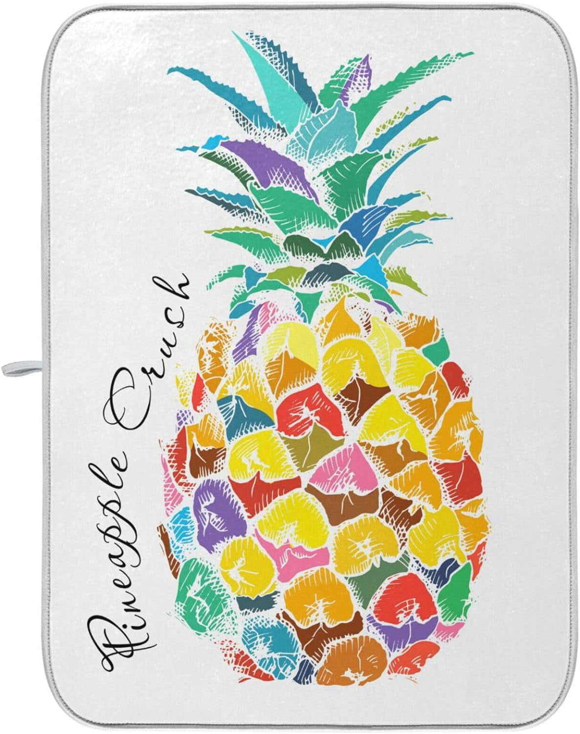 GZHJMY Pineapple Crush Dish Drying Mat Countertop Protector Kitchen ...