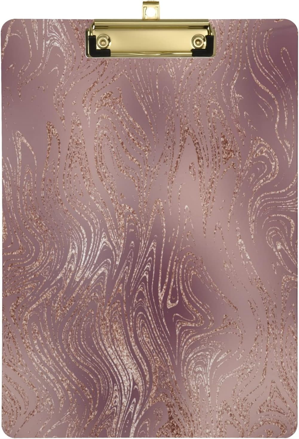 GZHJMY Pink Glitter Luxury Marble Acrylic Clipboard Letter Size 9" x 12 ...