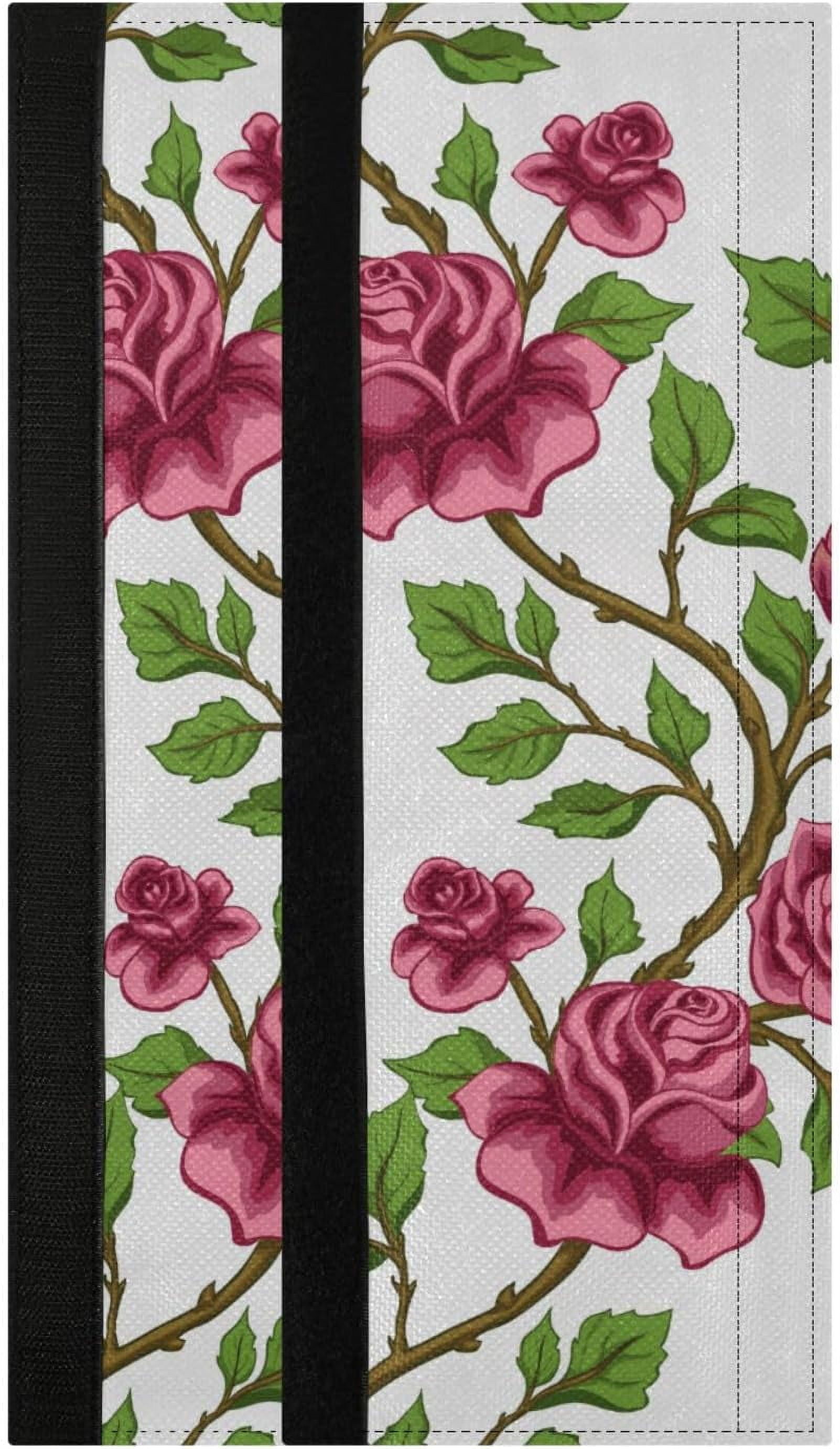 GZHJMY Pink Roses Refrigerator Door Handle Covers Set of 2, Keep Off ...