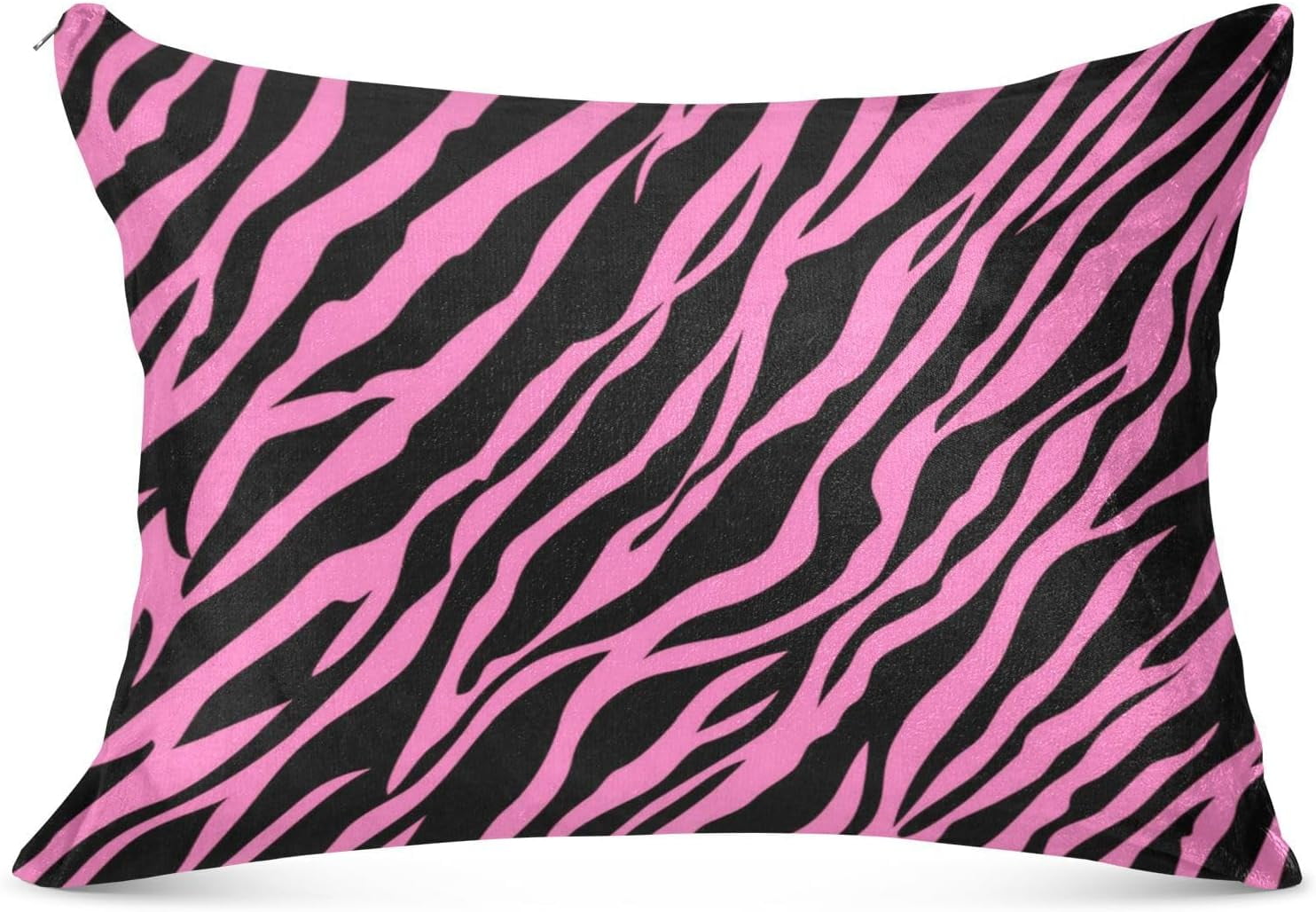 GZHJMY Pink Zebra Queen Pillowcase Super Soft Cozy Plush Pillow Case ...
