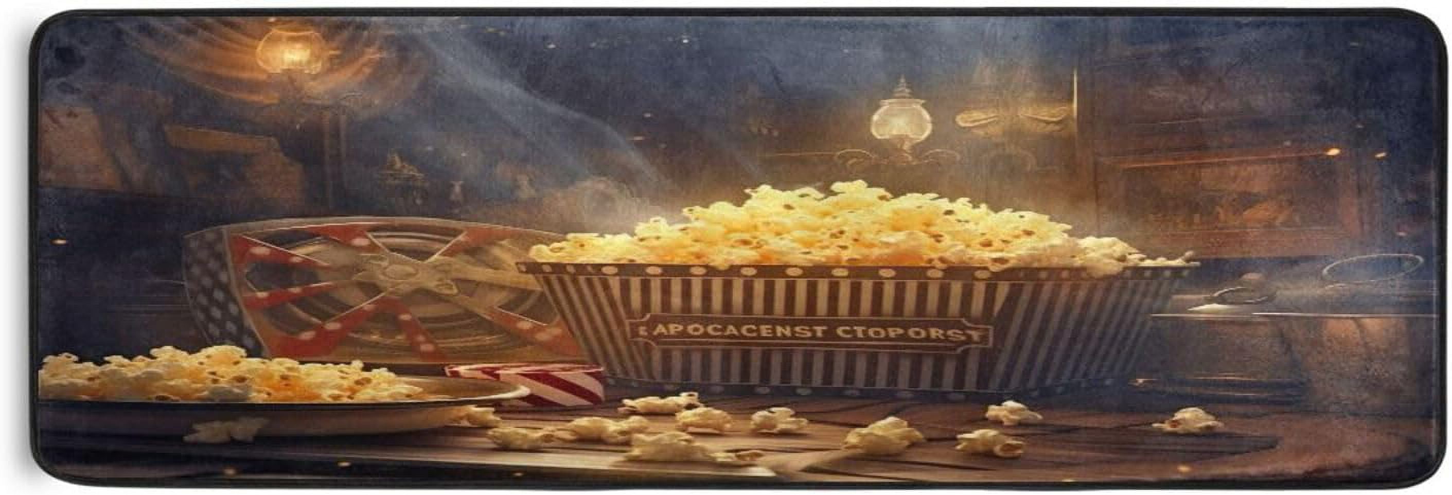 GZHJMY Popcorn Cinema Area Rug - 2' x 6' Washable Runner Rugs with ...