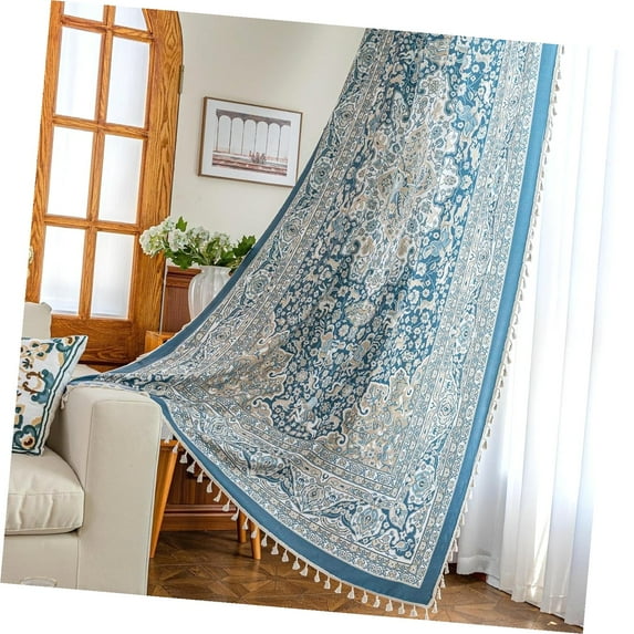 GZHJMY Popular Handicrafts Printed Curtains, Room Curtains 54 Inches ...
