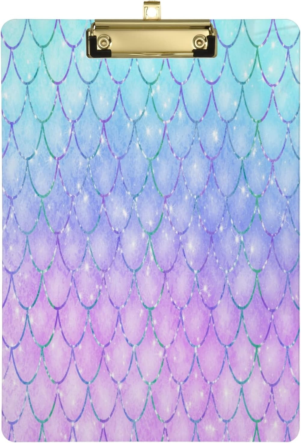 GZHJMY Pretty Mermaid Clipboards,Fashion Letter A4 Size Clipboard File ...