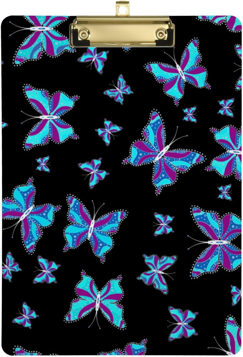 GZHJMY Purple Butterfly Clipboards Acrylic A4 Letter Size Clipboards ...
