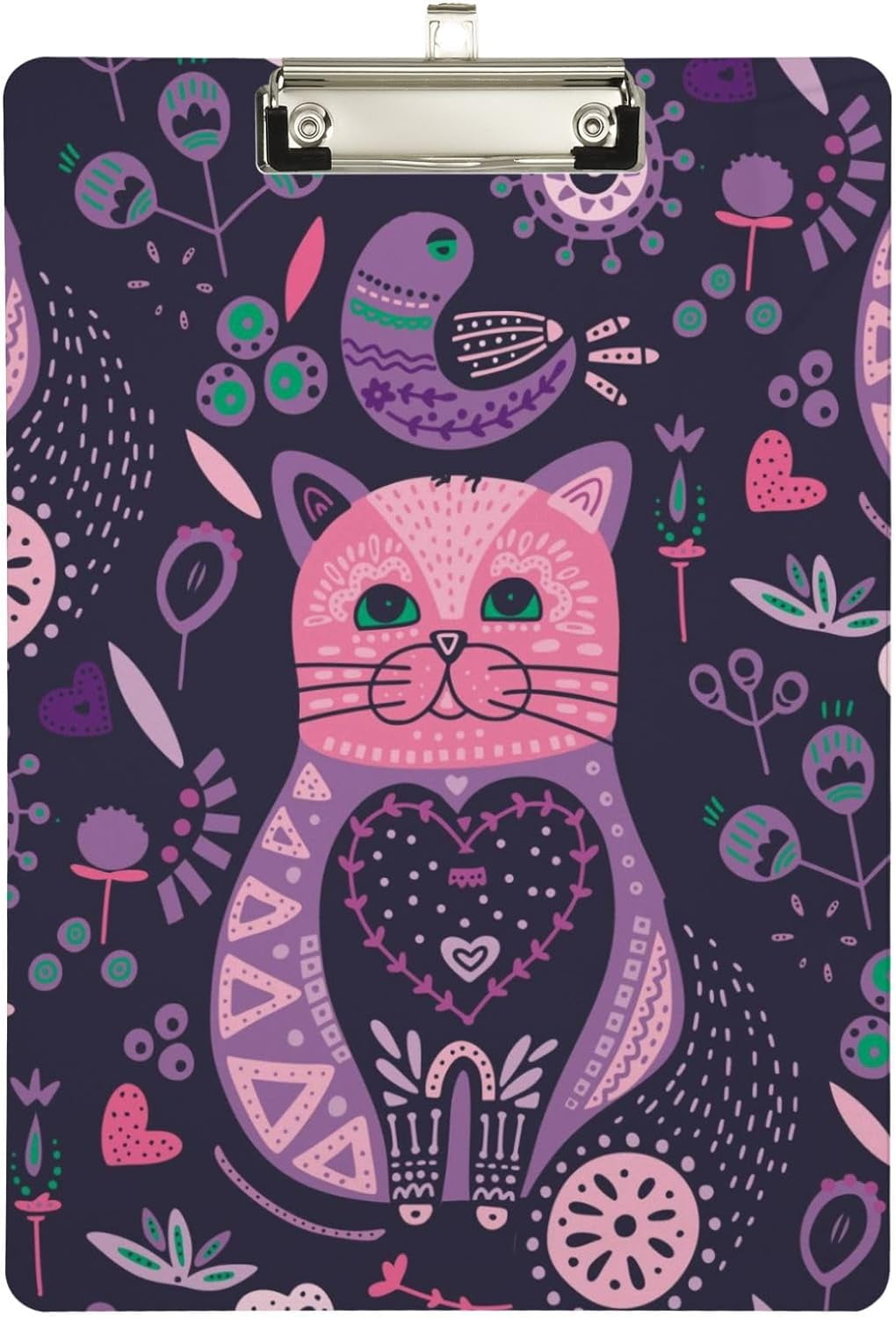 GZHJMY Purple Cats Clipboard Classrooms Office Clipboard A4 Standard ...