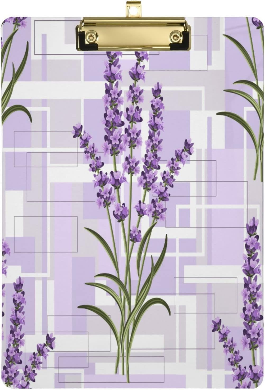 GZHJMY Purple Lavender Clipboard,Standard A4 Letter Size Hardboard ...