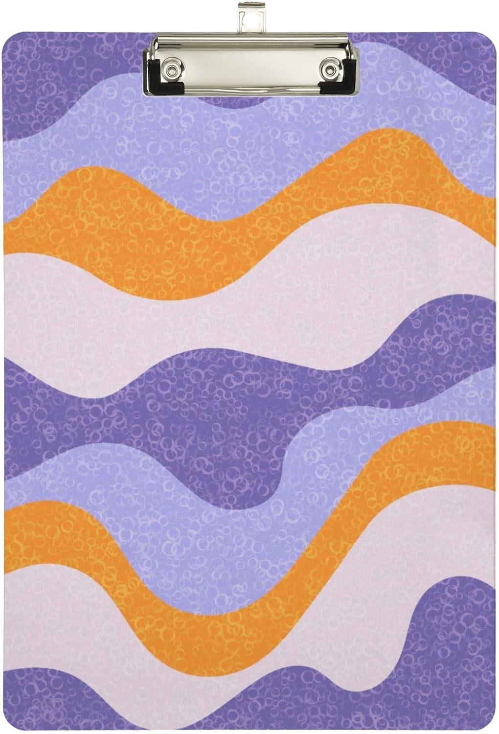 GZHJMY Purple Wave Stripes Clipboard Classrooms Office Clipboard A4 ...