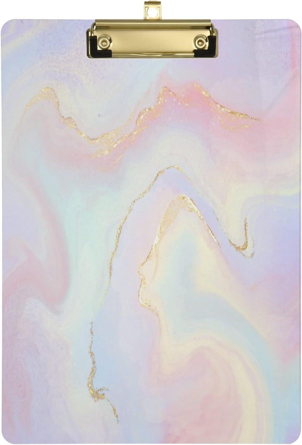 GZHJMY Rainbow Unicorn Pink Marble Stylish Acrylic Clipboard Letter ...