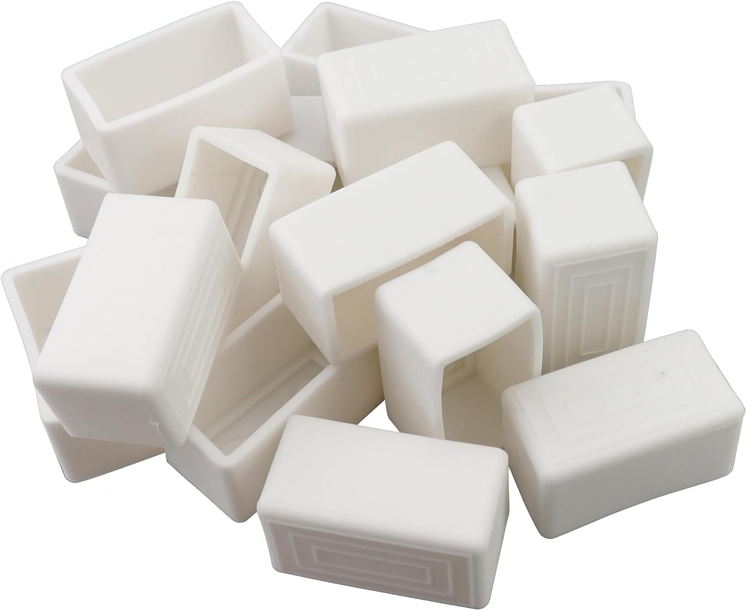 GZHJMY Rectangle Shaped Rubber PVC Furniture Pads Table Chair Leg Foot ...