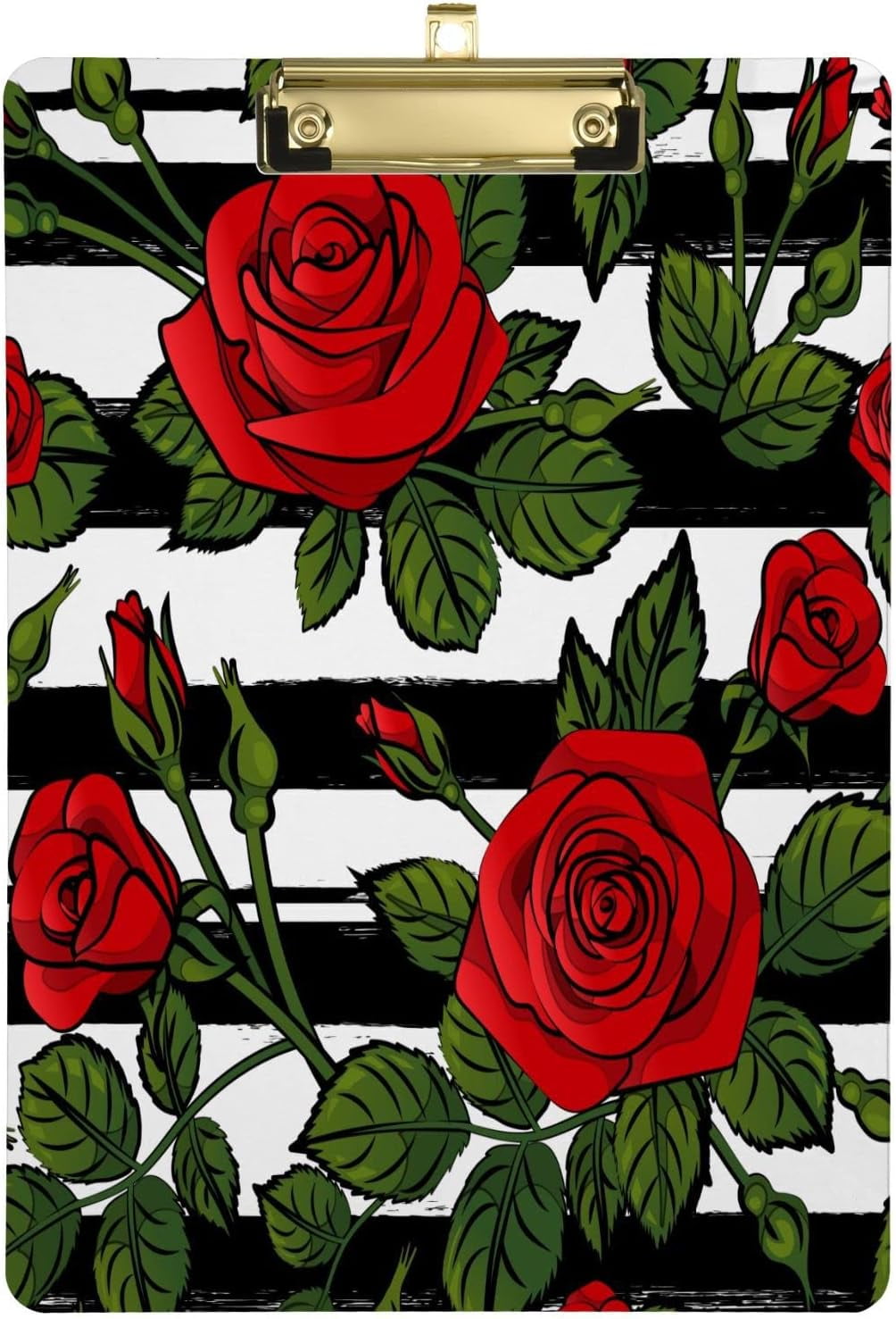 GZHJMY Red Roses Acrylic Clipboard, A Right Hand Assistant for Students ...