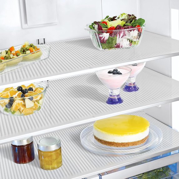 GZHJMY Refrigerator Liners for Shelves, Washable Fridge Drawer Liners ...