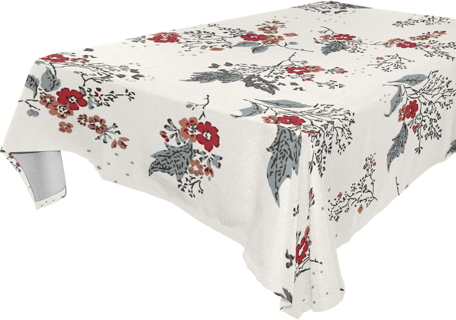GZHJMY Retro Wild Flower Square Tablecloths, Decorative Tablecloths ...