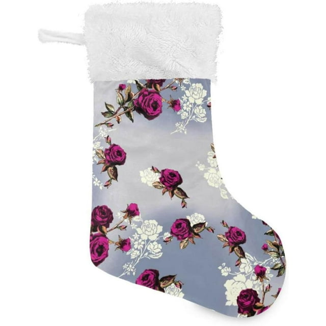 GZHJMY Rose Spring Floral Christmas Stockings, Personalized Large ...