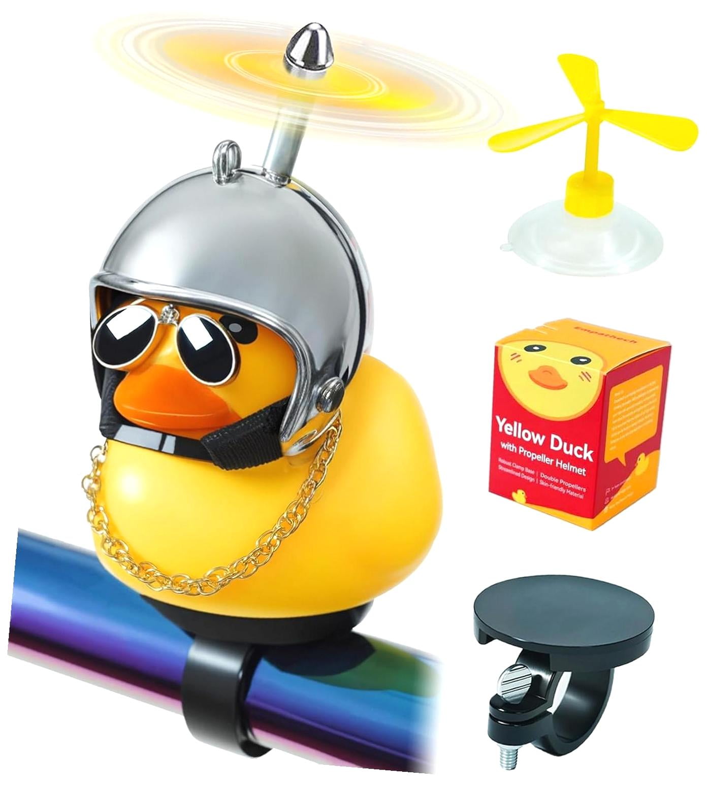 GZHJMY Rubber Decorations [New Stable Clamp Mount] Cute Squeak [Two ...