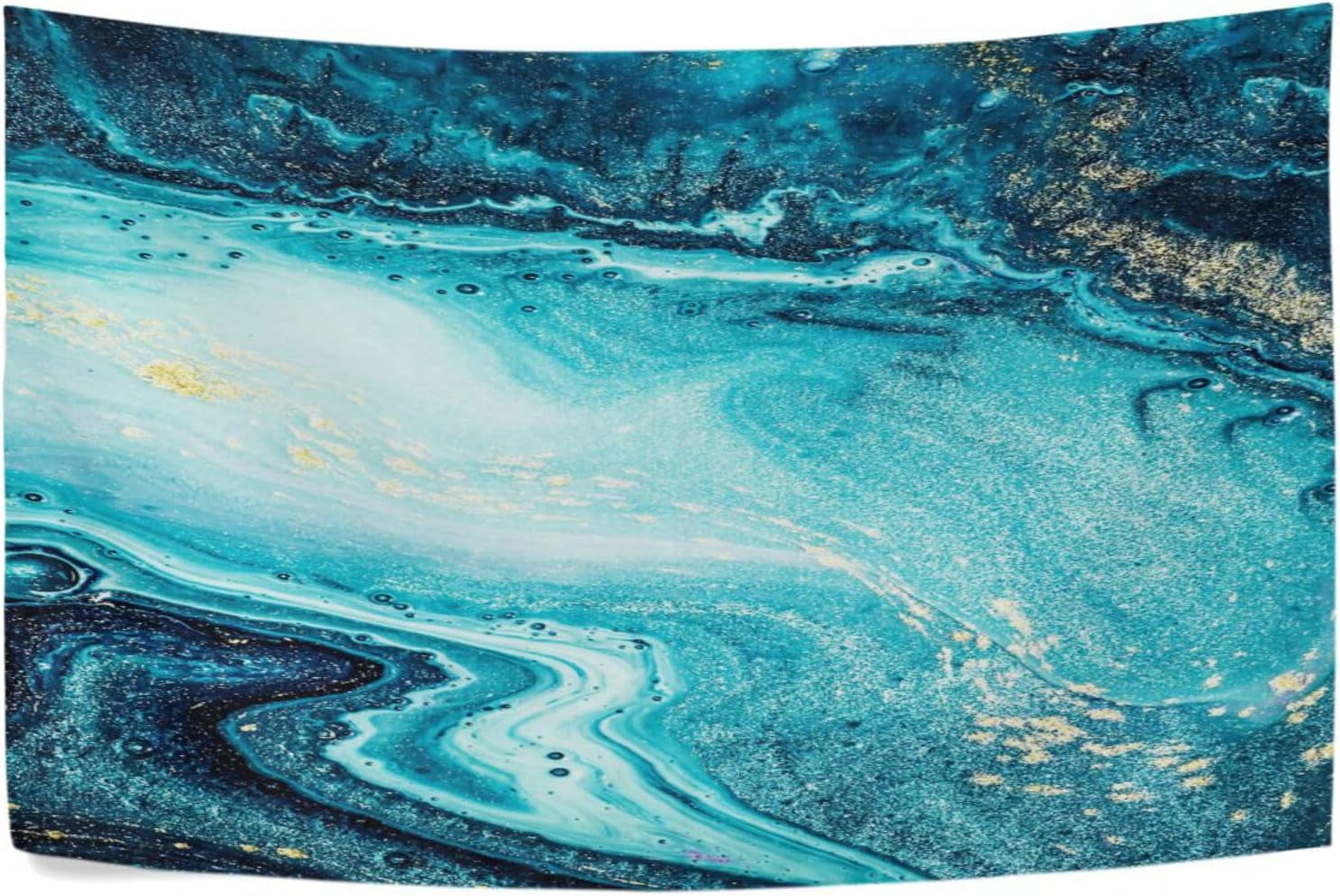 GZHJMY Sapphire Pigment Tapestry Aesthetic Tapestry for Bedroom ...