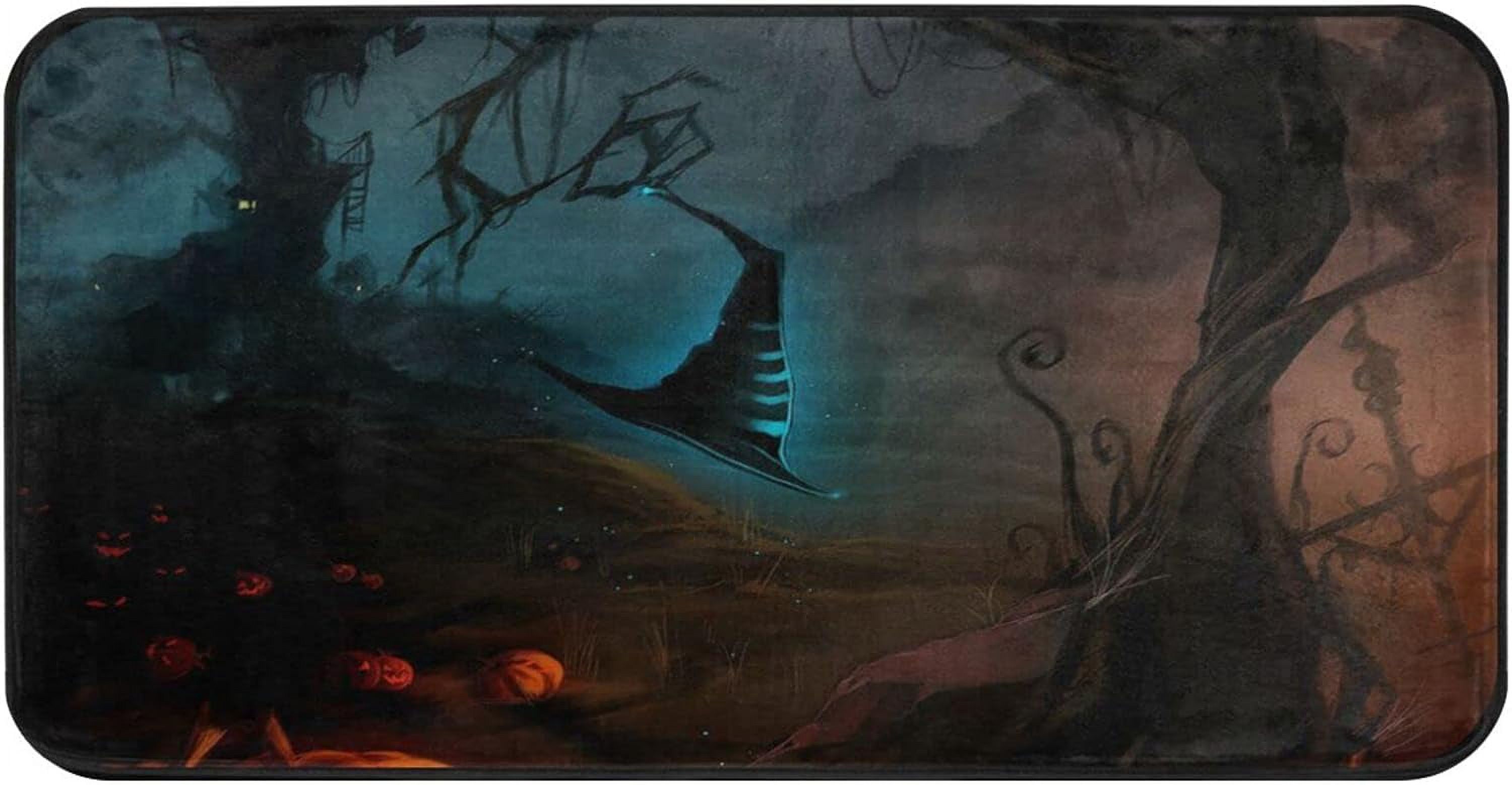 GZHJMY Scary Halloween Kitchen Mats, Anti Fatigue Standing Mat for Home ...