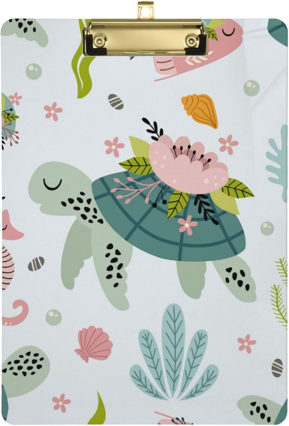 GZHJMY Sea Turtle Clipboards Acrylic A4 Letter Size Clipboards with ...