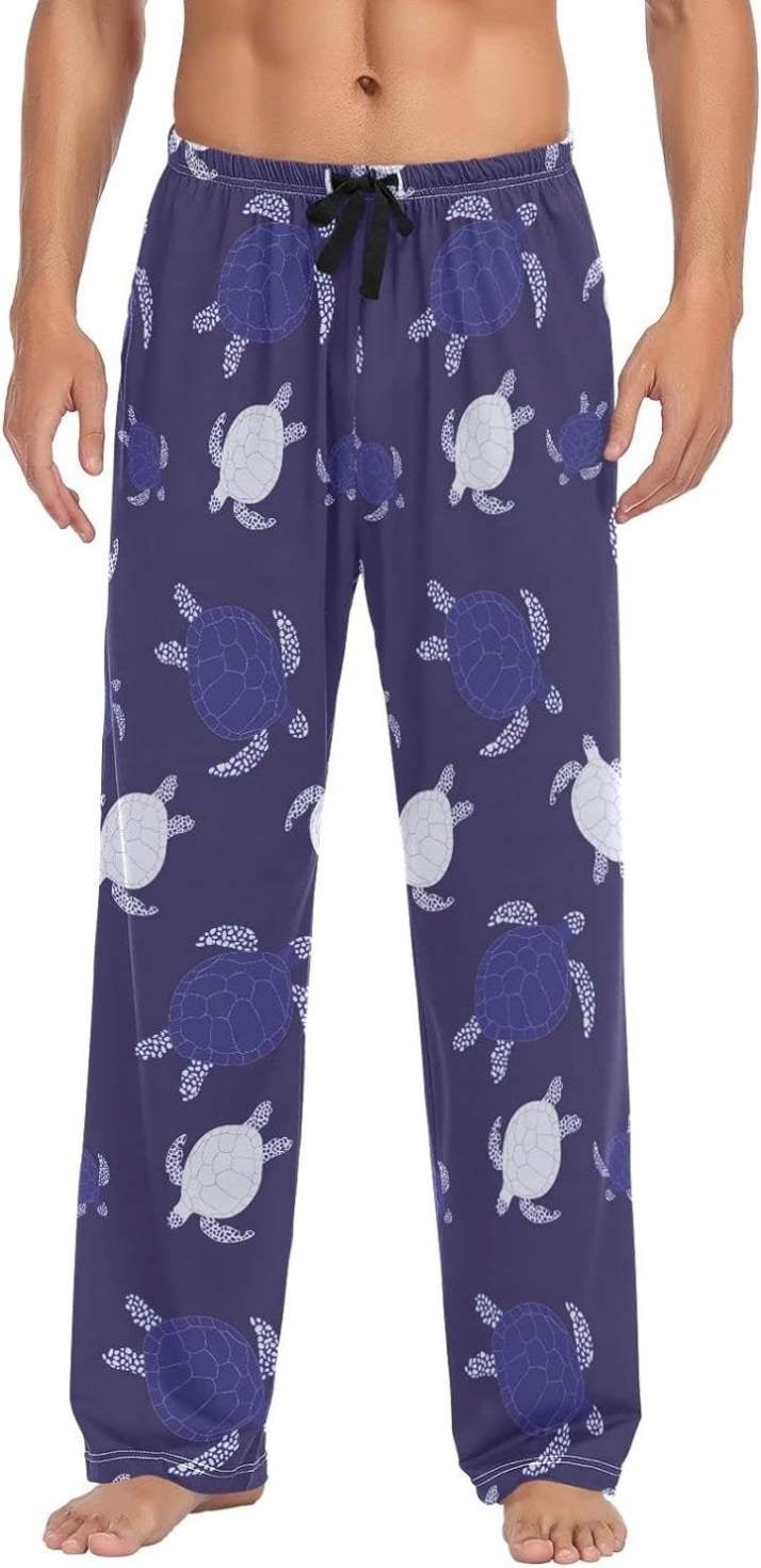 GZHJMY Sea Turtle Pajama Pants for Men, Lounge Pants Lightweight Men ...