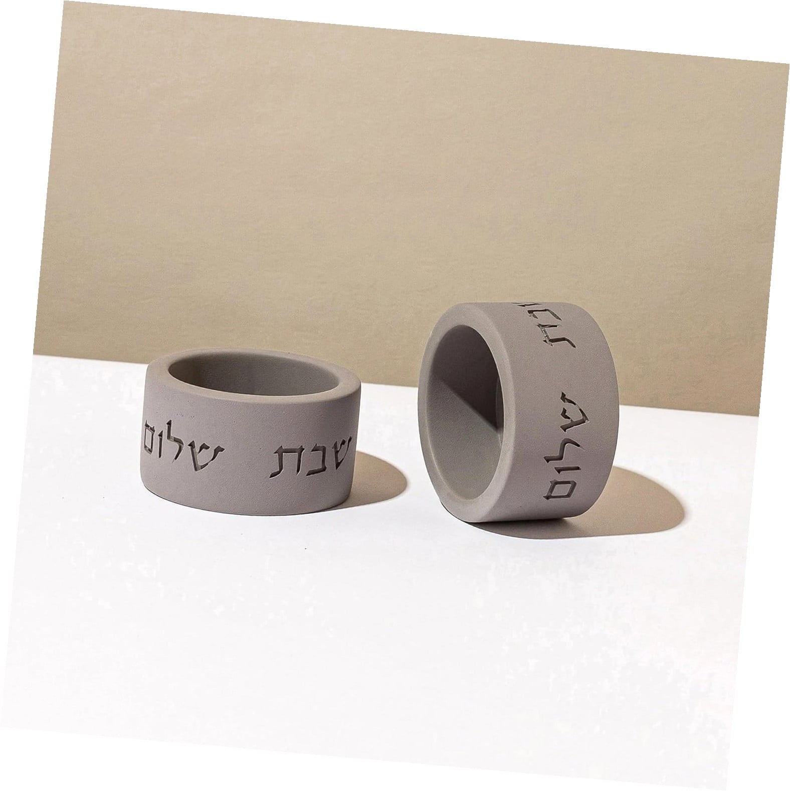 GZHJMY Shabbat Holders Set – Judaica Shabbat Candlesticks for Tea ...