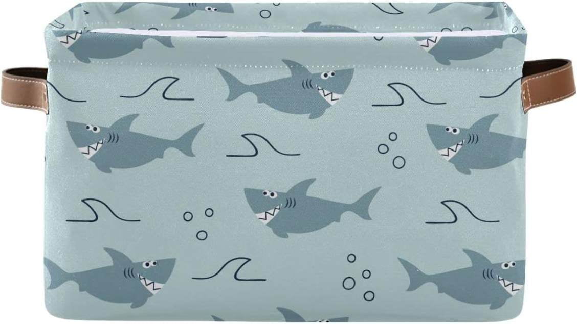 GZHJMY Shark Storage Basket, Collapsible Toy Storage Bins, Waterproof ...