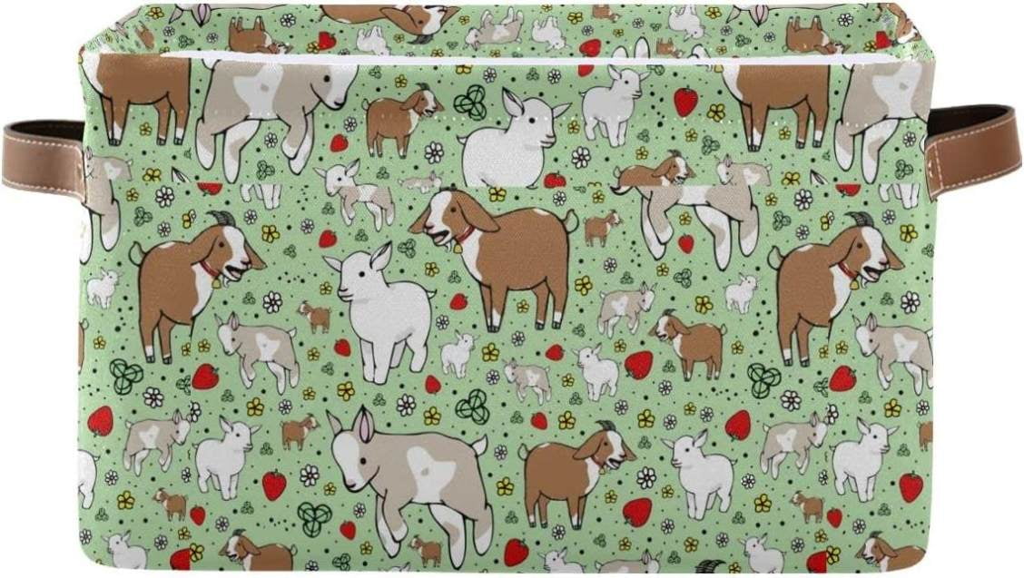 GZHJMY Sheep Rectangular Storage Bin, Collapsible Toy Storage Bins ...