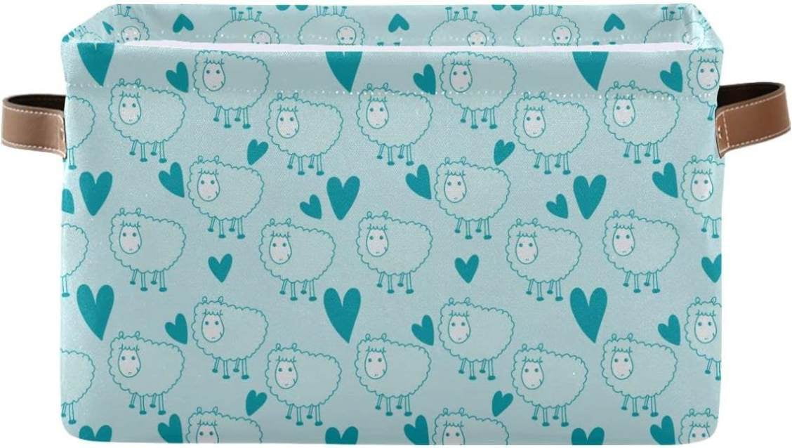 GZHJMY Sheep Rectangular Storage Bin, Collapsible Toy Storage Bins ...