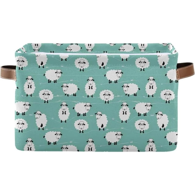 GZHJMY Sheep Rectangular Storage Bin, Collapsible Toy Storage Bins ...