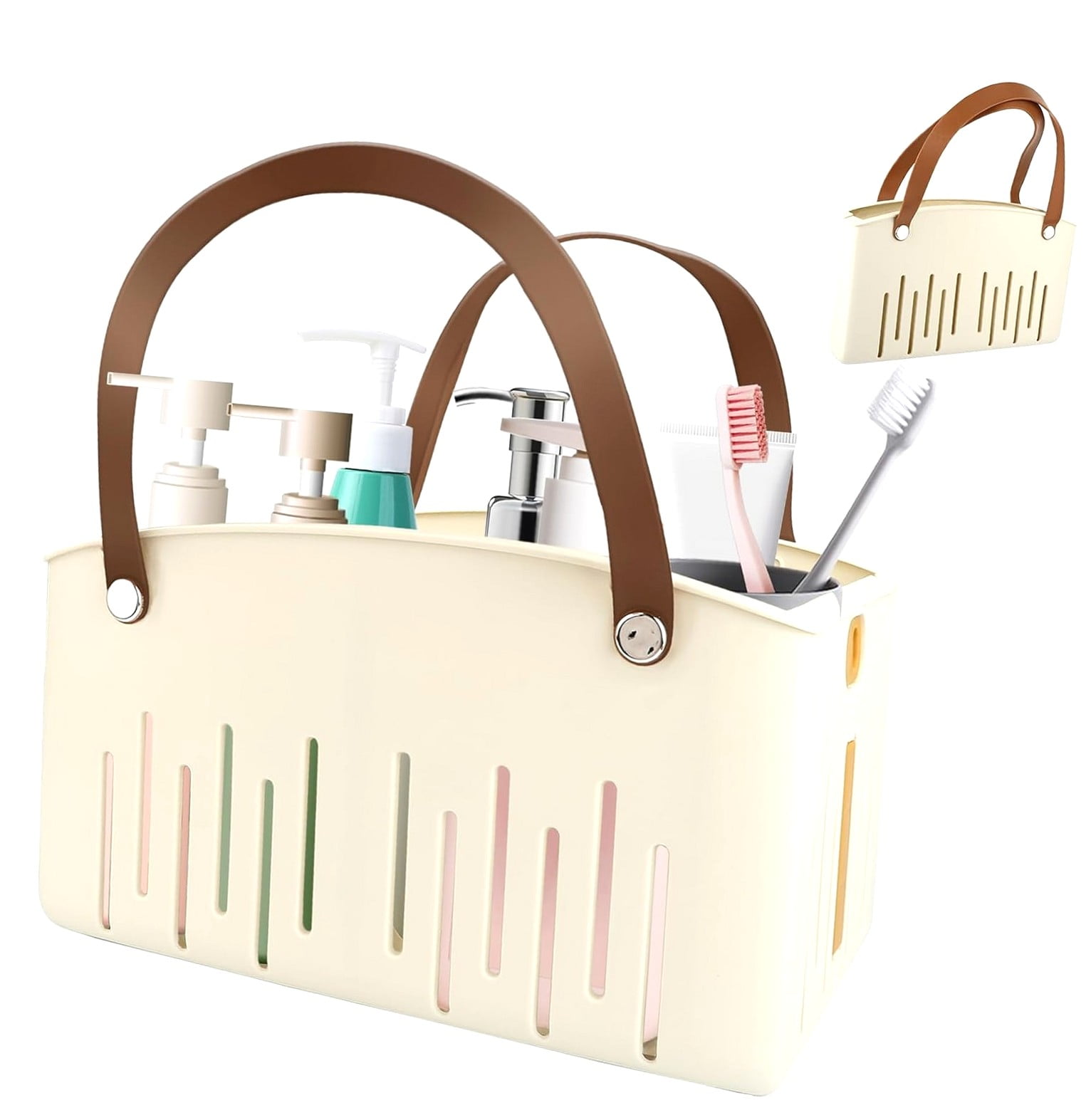 GZHJMY Shower Caddy, Plastic Collapsible Shower Caddy with Handle for ...